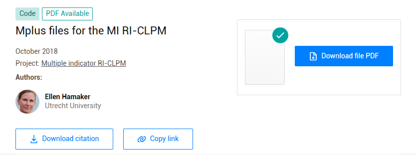 Mplus—多指标随机截距交叉滞后模型（Multiple Indicator Random Intercept Cross-Lagged Panel Model, MI RI-CLPM ...