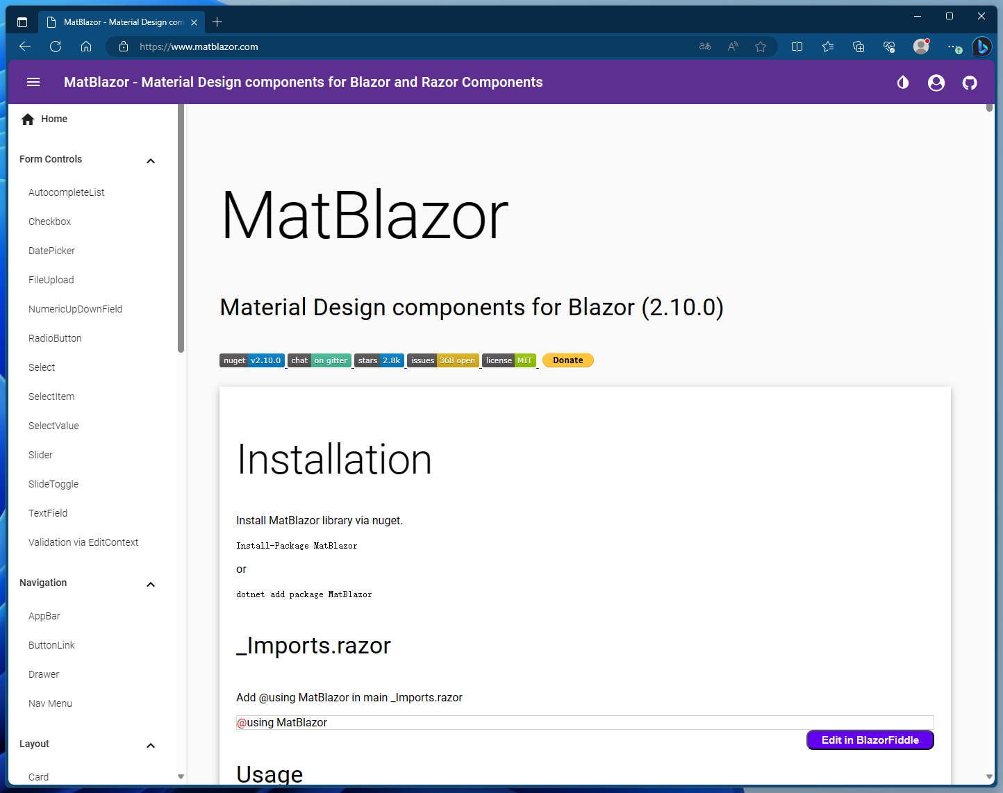 基于 .net/.net core 实现 9 款开源、免费、实用、美观的 Blazor UI 框架，有你的菜嘛_c# ui框架-CSDN博客