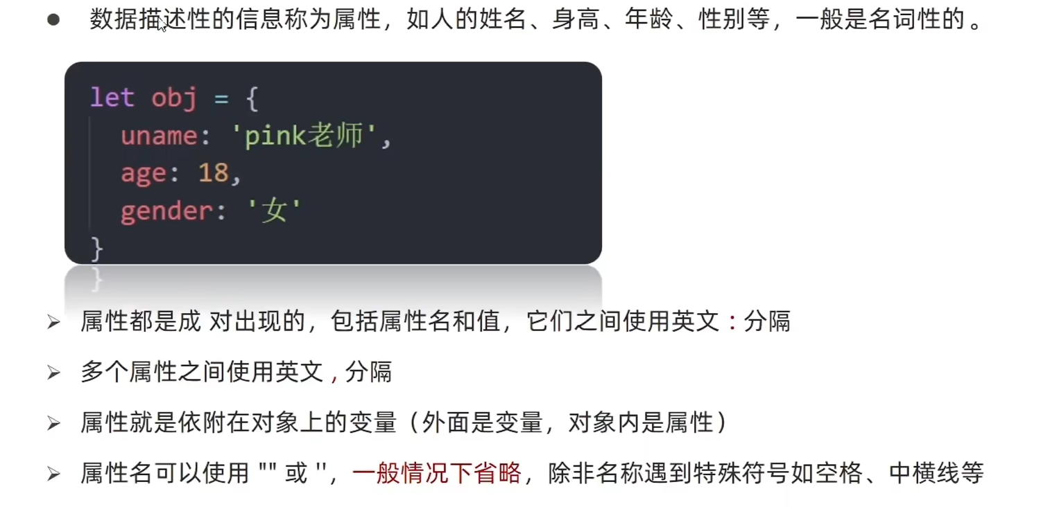 JavaScript基础（day05:对象）_请声明一个商品对象 ,里面包如下属性-CSDN博客