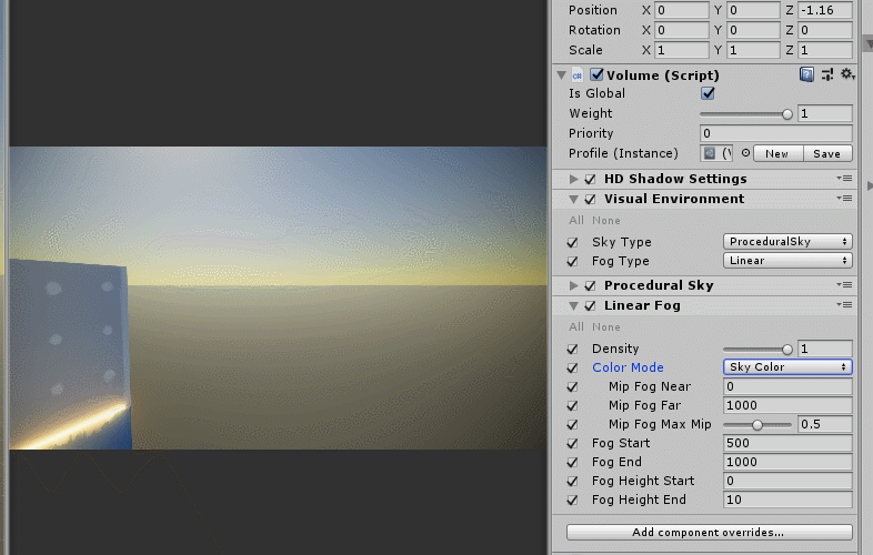 unity2018设置雾在哪_Unity2018研究——HDRP初探-CSDN博客