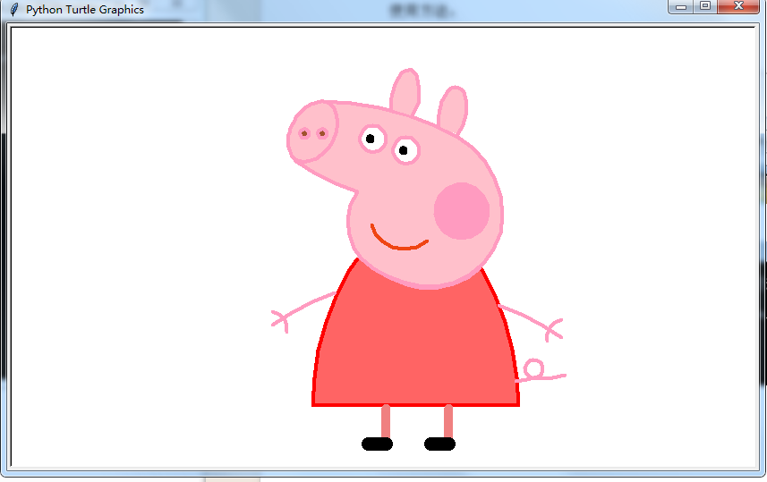 设计python代码，自动绘制小猪佩奇的图案python图案小猪佩奇代码 Csdn博客