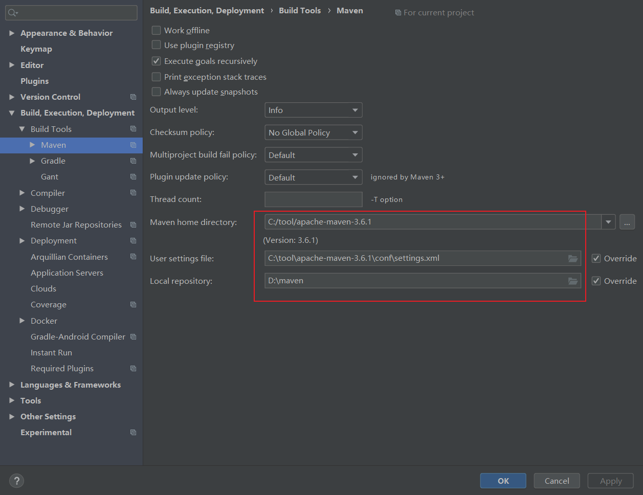 配置maven镜像不起作用 Unrecognised tag: ‘mirror‘ (position: START_TAG seen ...＜/mirror＞_unrecognised tag ...