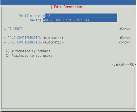 Linux网络配置_error: unknown connection 'ens34'.-CSDN博客