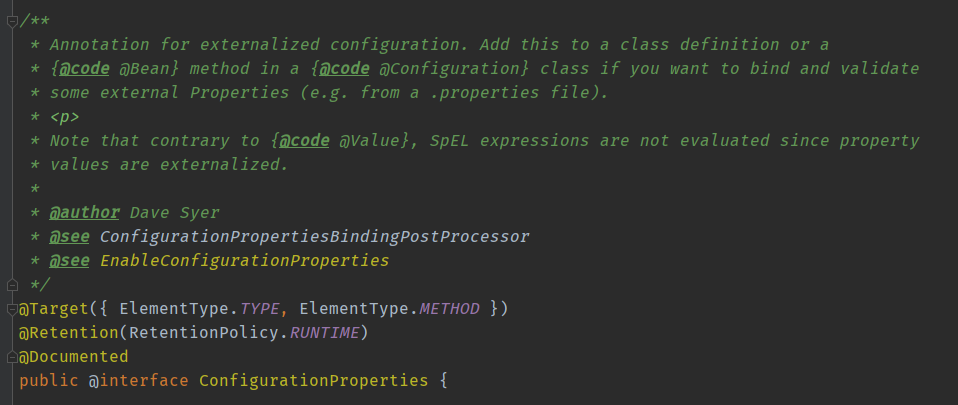 注解 Configurationproperties使用方法 Configurationproperties Prefix Csdn博客