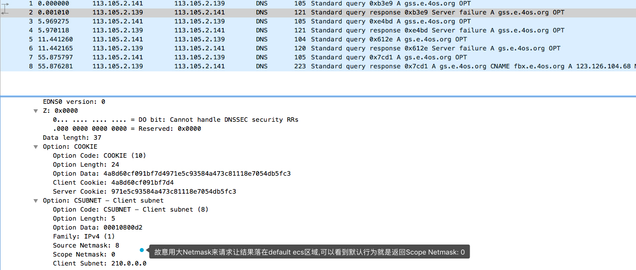 linux+dns+edns,EDNS 配置, 8.8.8.8 dns缓存问题 | 4os-CSDN博客