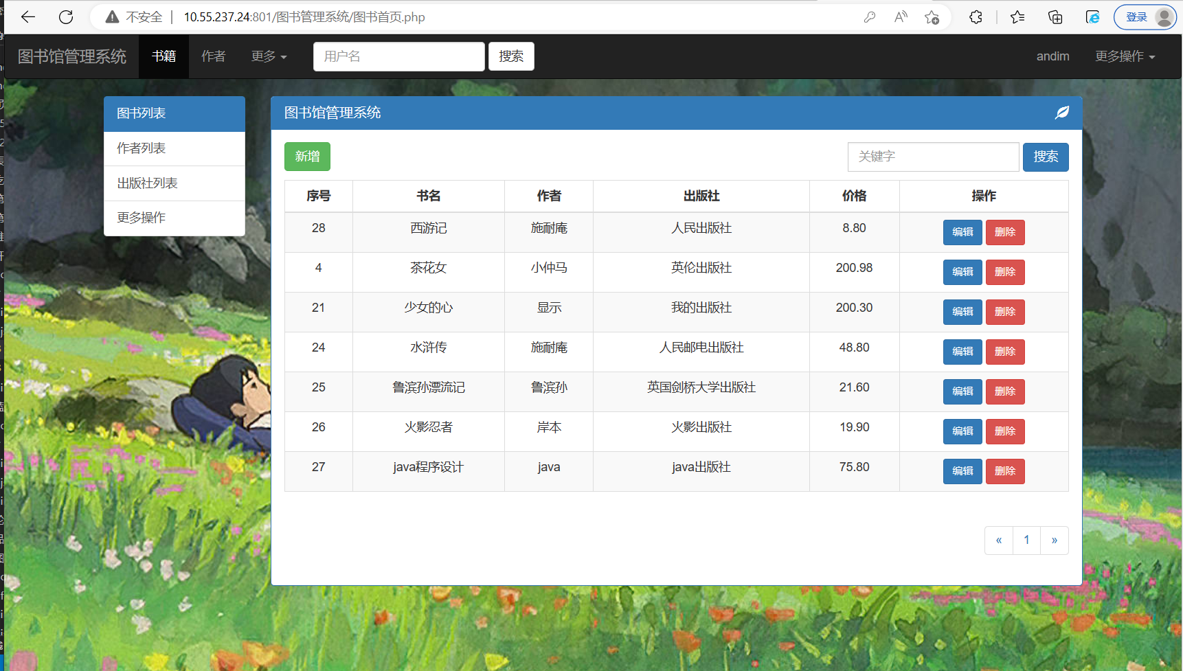 Web图书管理系统（htmlcssjsphp）图书馆管理系统web前端 Csdn博客 
