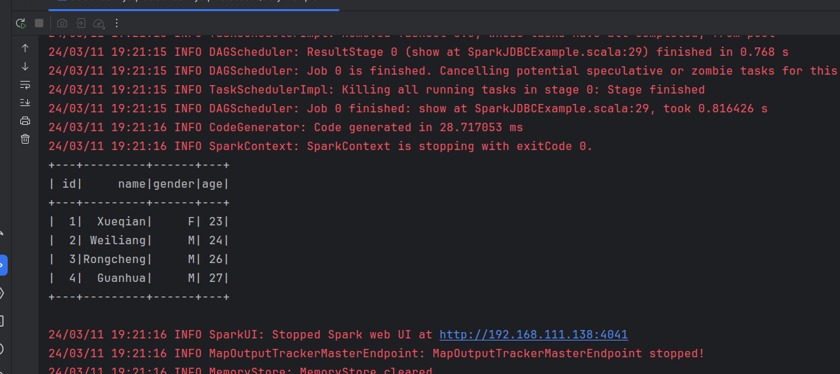 Spark3.4.0入门：通过idea编写spark程序使用JDBC连接数据库(DataFrame)_spark连接数据库-CSDN博客