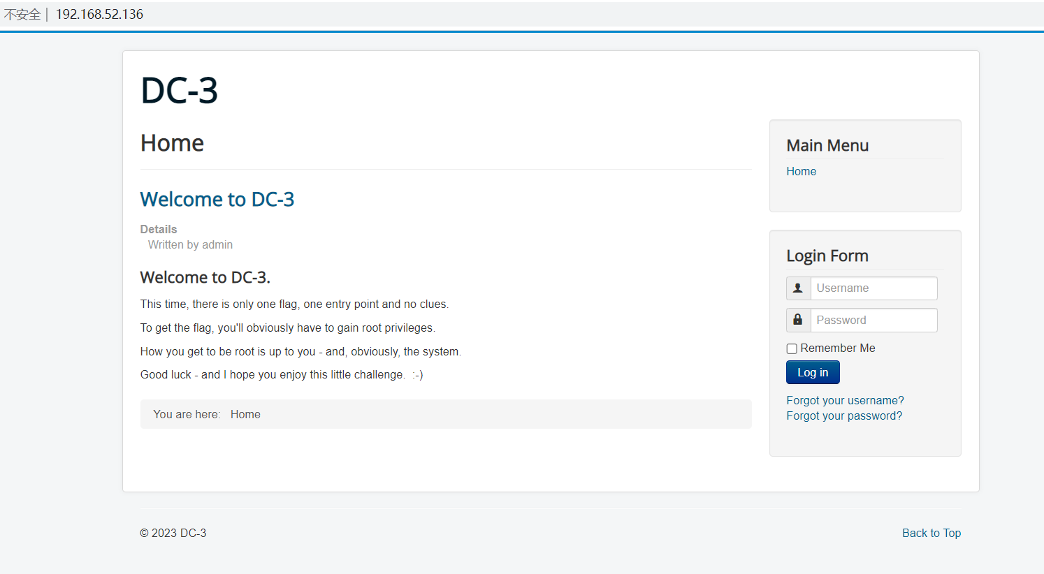 对DC-3靶机进行渗透测试_dc3靶机-CSDN博客
