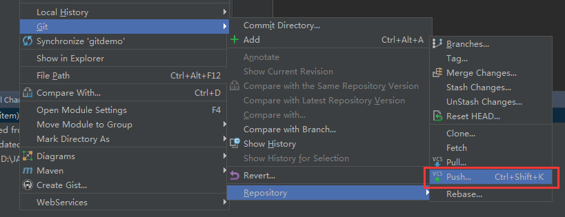 Idea配置多个git账号步骤 （使用git命令行，将项目导入git中且能用idea进行管理（新clone一个项目，添加到idea发现没有