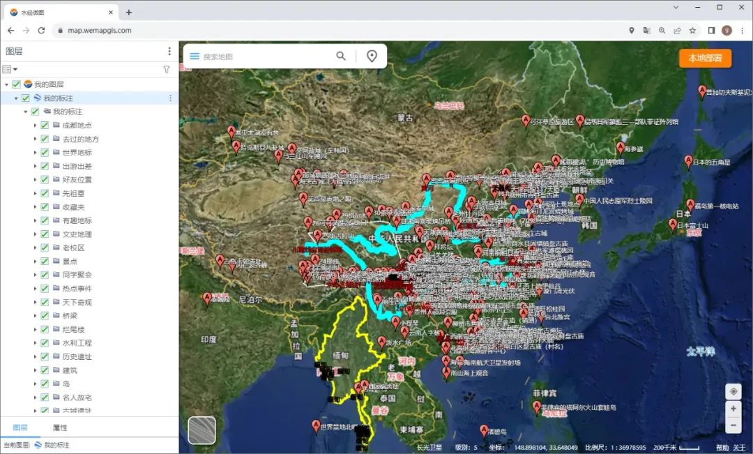 只需一键，部署webgis如此简单！本地部署地图服务 哪里带标注的卫星图 Webgis前端开发 Csdn博客 