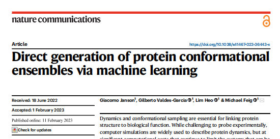 学术速运|通过机器学习直接生成蛋白质构象集合_direct generation of protein conformational ensemb-CSDN博客