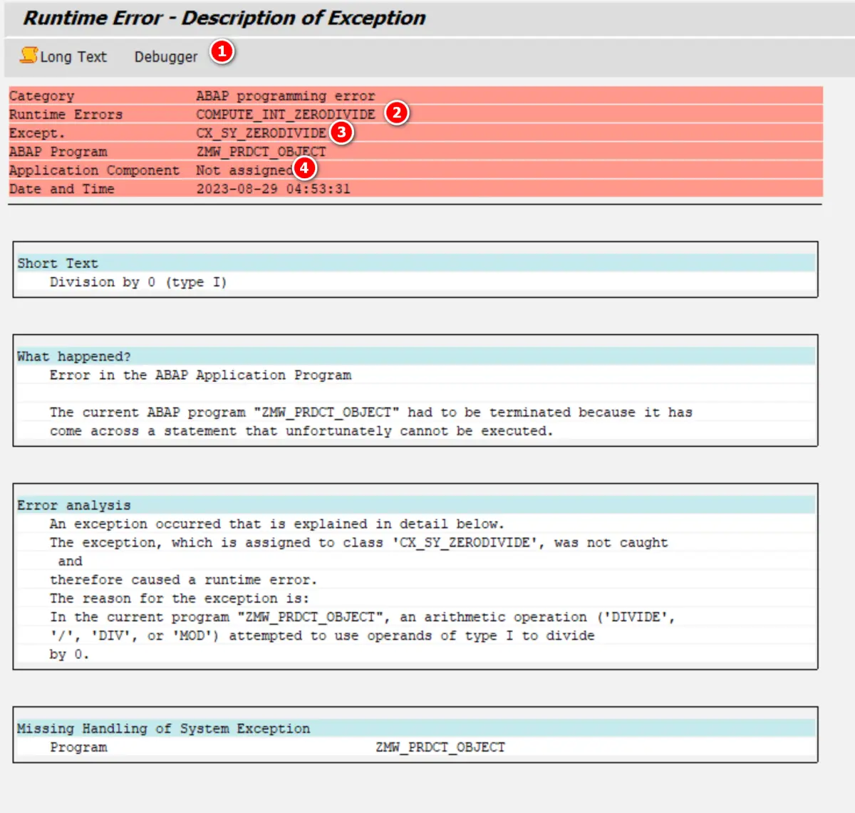 Sap Abap Dump Analysisst22 工具的使用和背景介绍st22的dump文件目录 Csdn博客