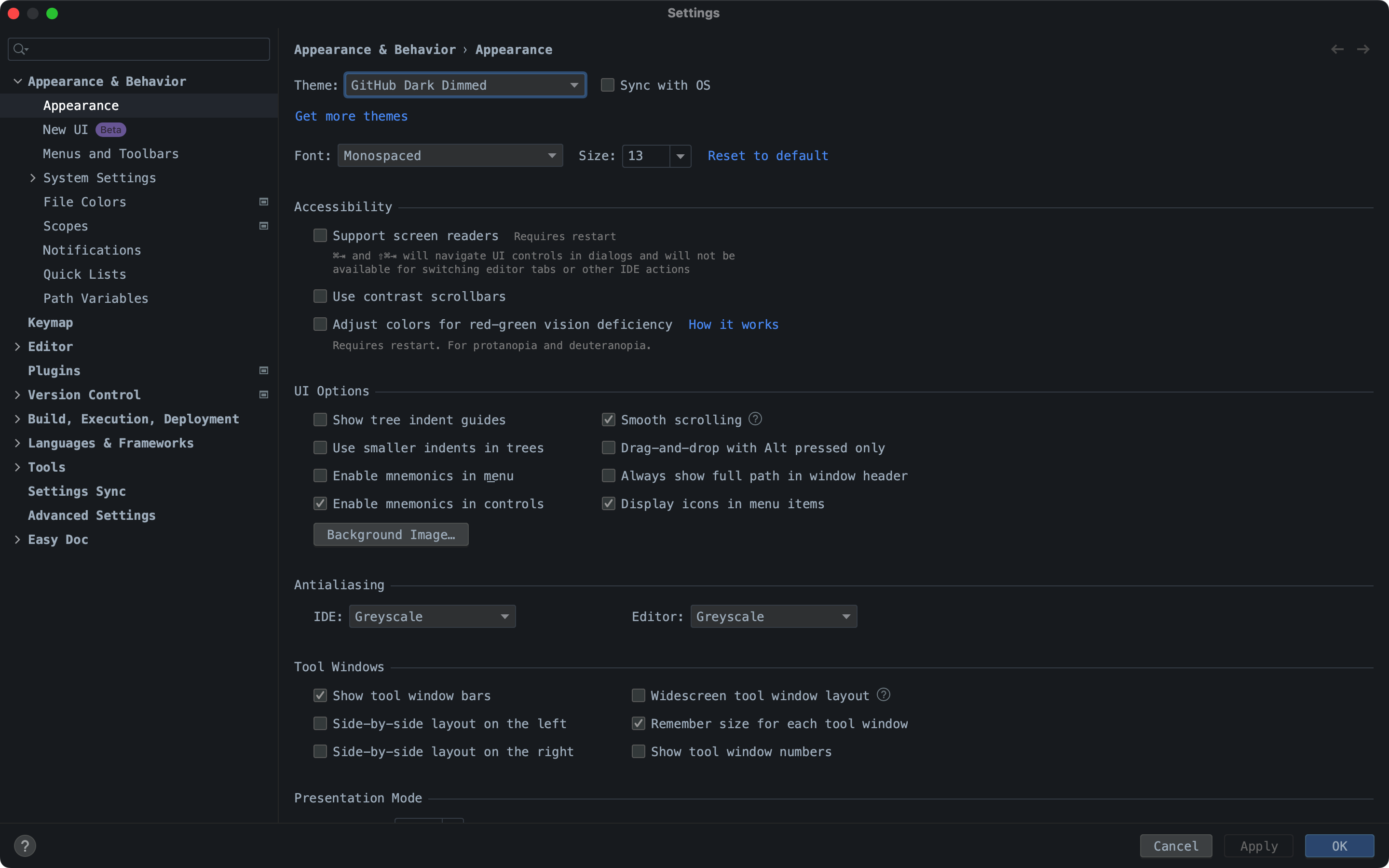 IDEA插件之好看的暗黑主题【GitHub Theme】-CSDN博客