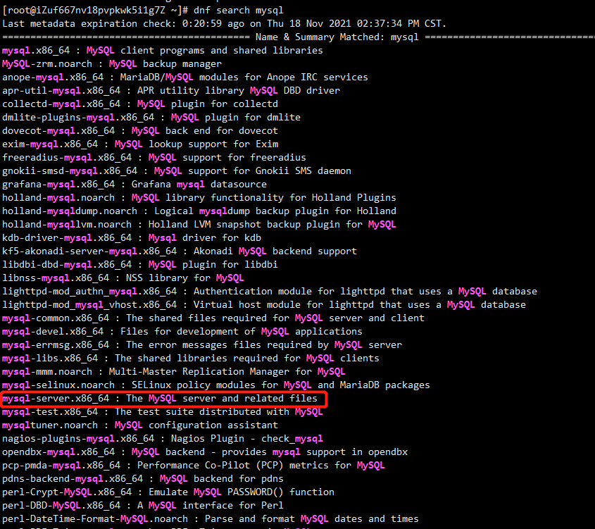 实战--Alibaba Cloud Linux 3 在线安装 mysql 8.0.21_alibaba cloud linux 3 安装 mysql-CSDN博客