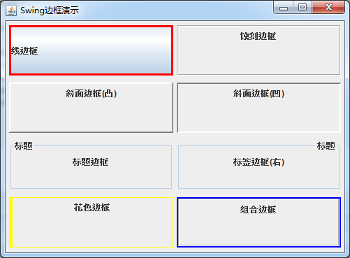 java titledborder_Swing-setBorder()用法-入门-CSDN博客