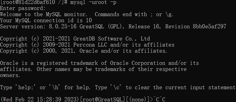 Windows系统Docker环境中运行GreatSQL-CSDN博客