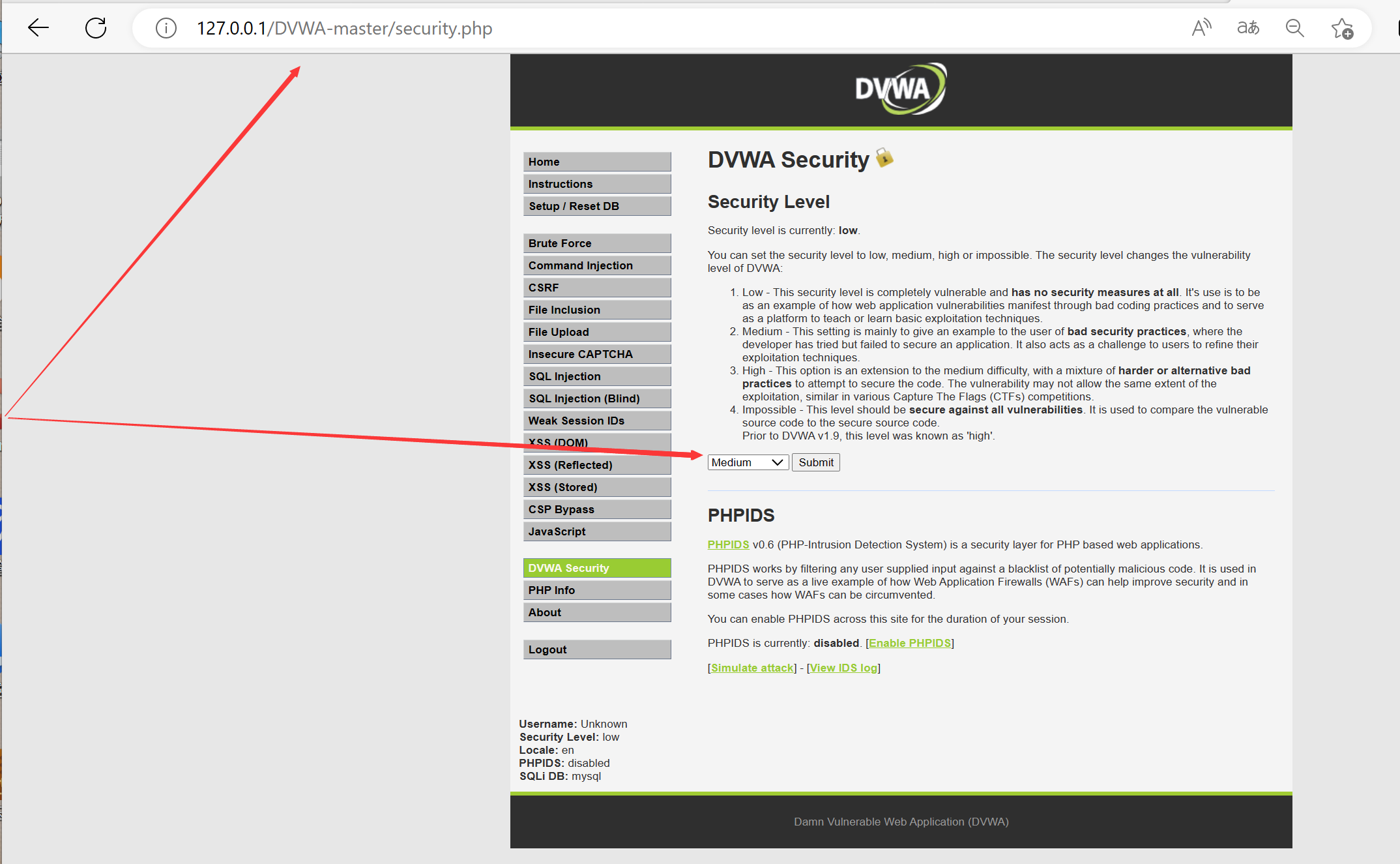 DVWA靶场搭建教程详解_dvwa靶场的接受面板在哪-CSDN博客