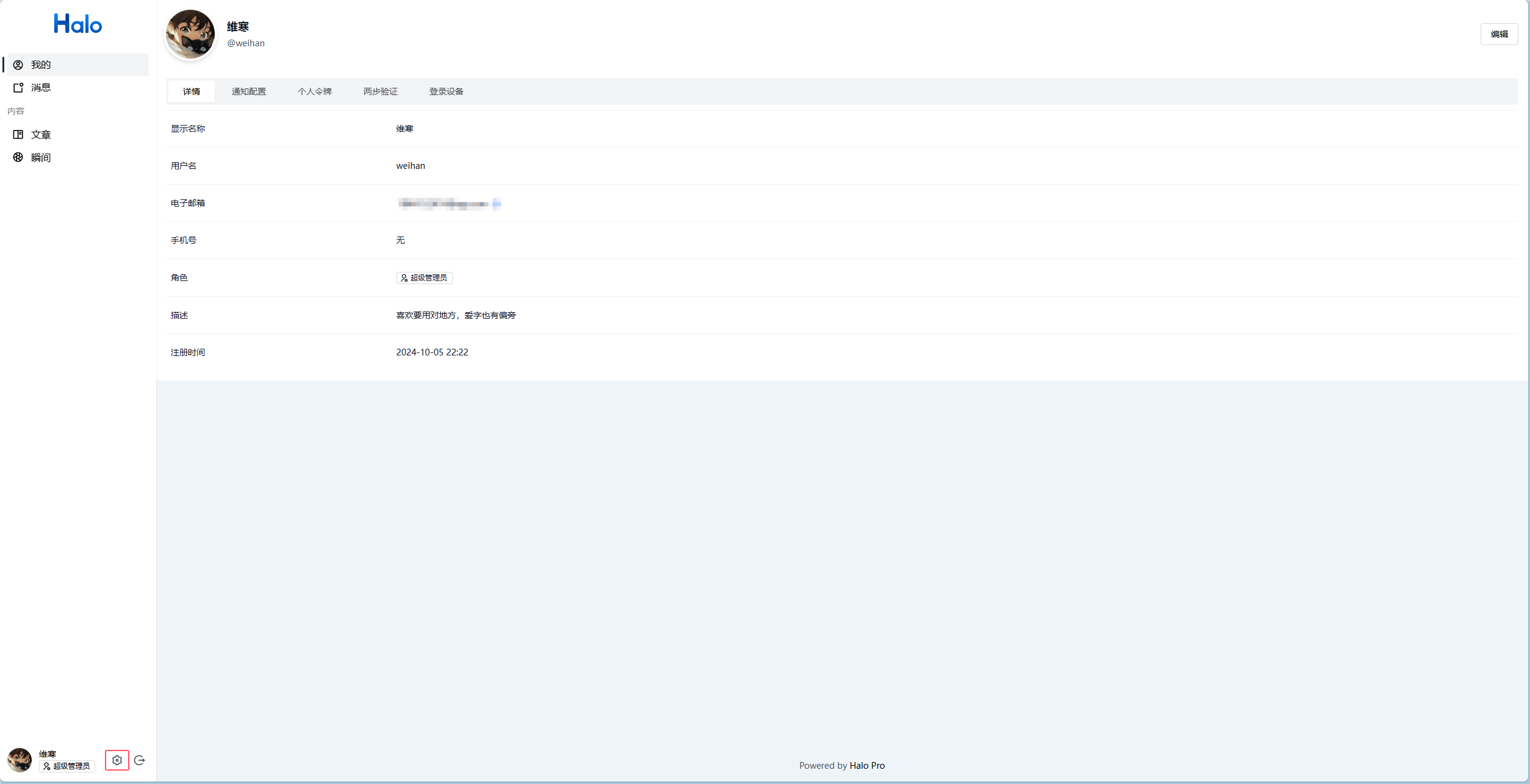 0基础建站-2：Halo_halo控制台-CSDN博客
