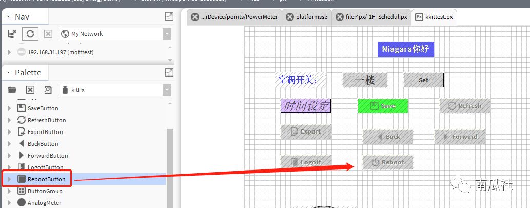 没在最顶部 项目跳转页面_如何在Niagara PX页面中使用PX组件——kitPX，快速组建前端网页..._胡吃海的博客-CSDN博客