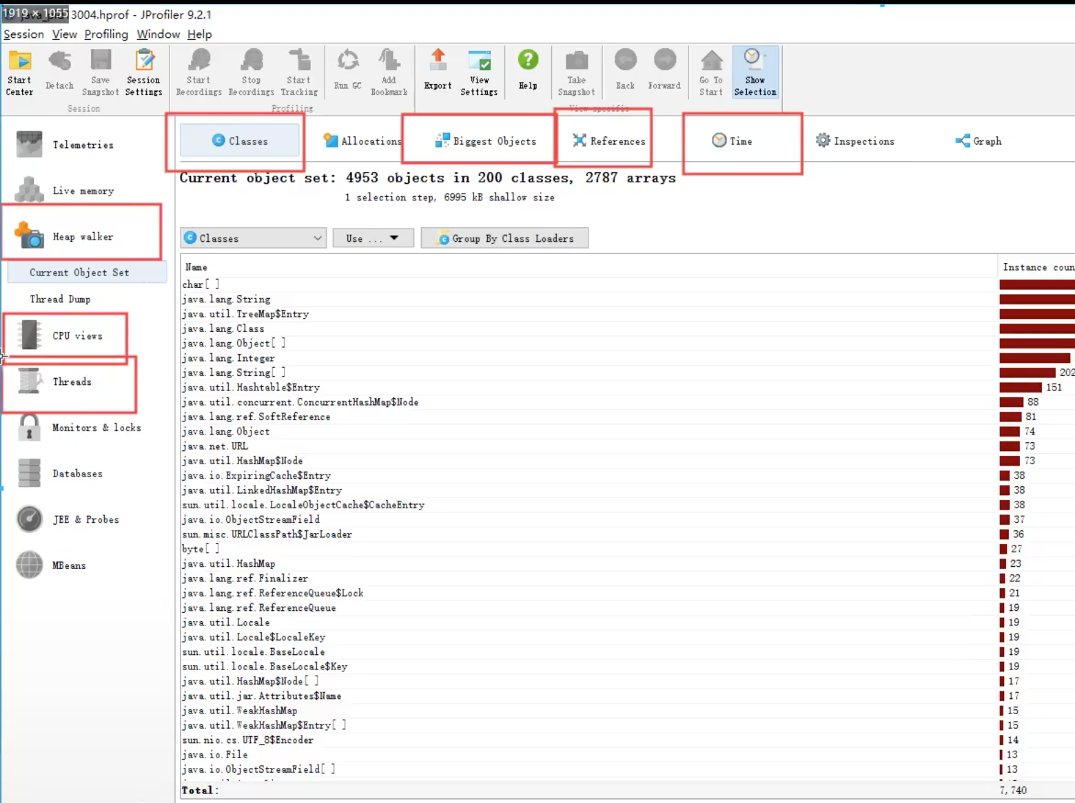 Jprofiler分析dump文件-CSDN博客