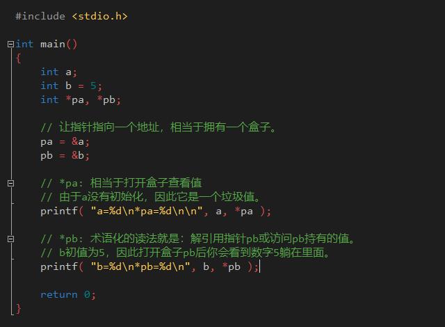 语言 pi的表示_C语言快速入门——指针来了-CSDN博客