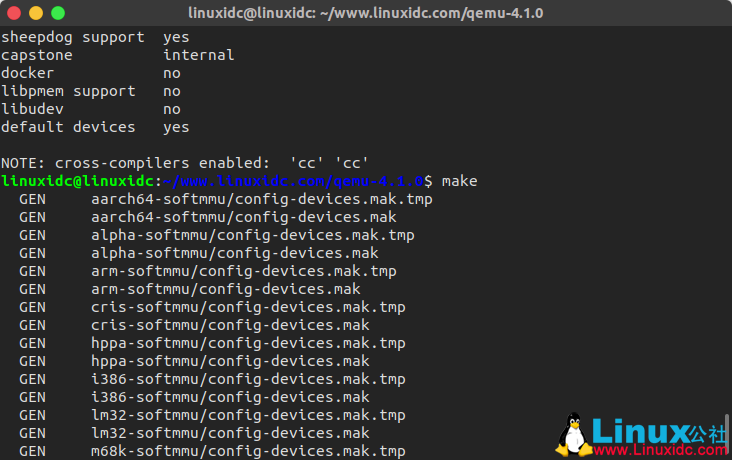 linux下载qemu源码编译安装,Ubuntu 18.04.3 LTS源码安装QEMU 4.1.0_夢旅十方的博客-CSDN博客