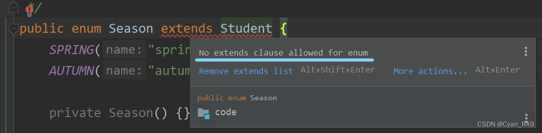 java 枚举 enum 和 Enum_java enum和enum-CSDN博客