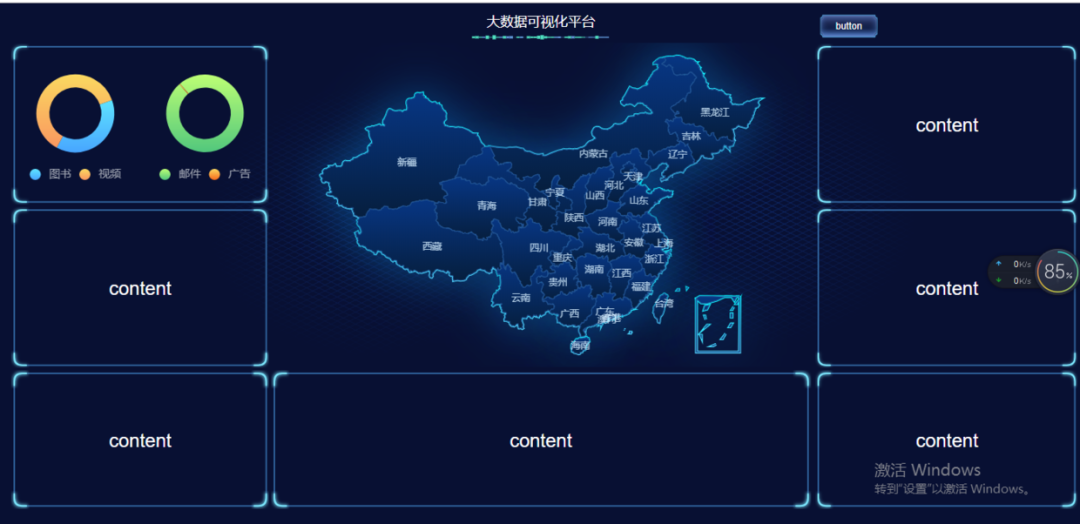 使用vue实现可视化大屏的适配思路总结(文末送vue版可视化大屏源码)vue3大屏可视化模板 Csdn博客