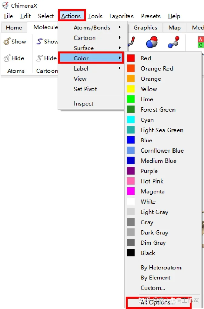 超实用！用ChimeraX对AlphaFold 结果可视化（中）: 蛋白结构美化篇-CSDN博客