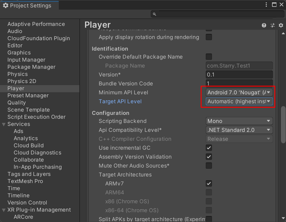 Unity学习1：如何配置Android开发环境与第一个Demo（图文详细）_unity target api level怎么改-CSDN博客