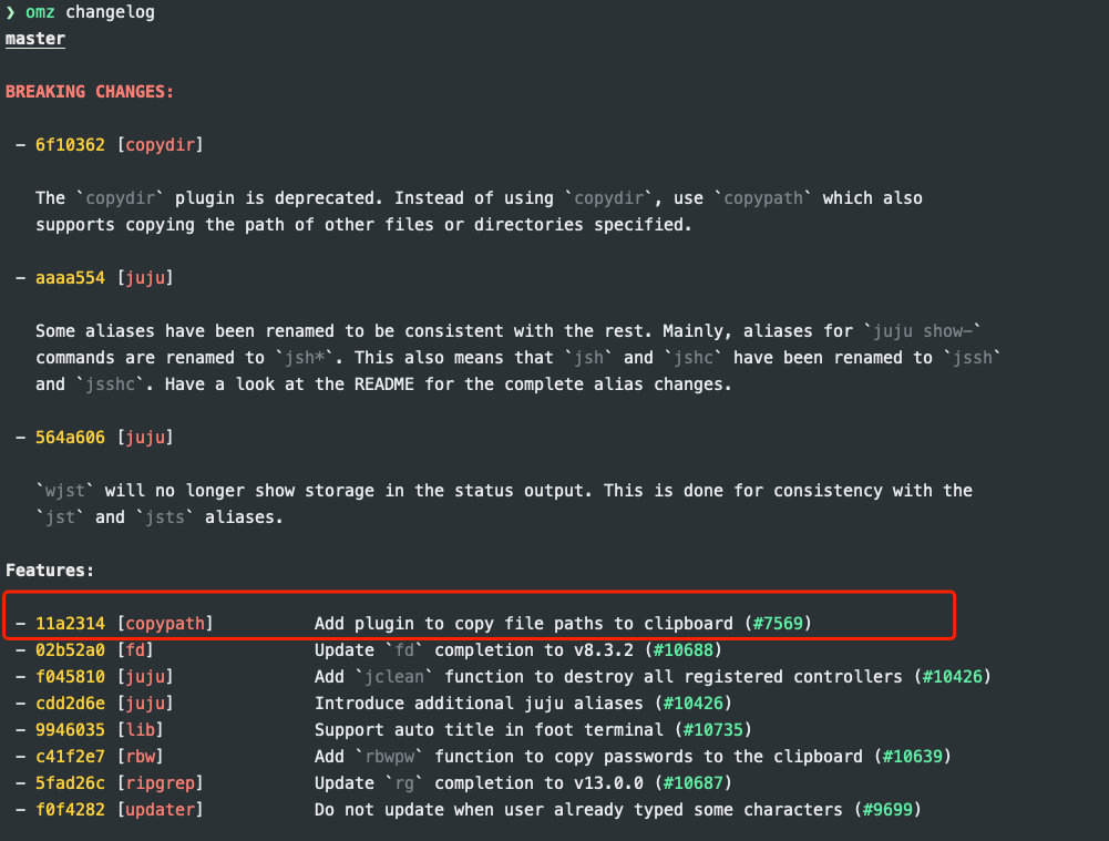 Ohmyzsh macos Zsh 