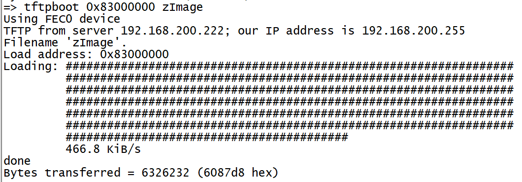 Uboot使用tftp的方式加载linux内核文件uboot Tftpboot Csdn博客