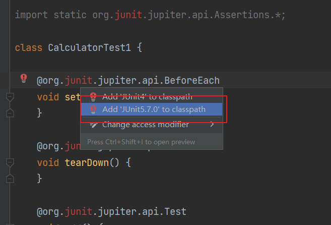 使用idea创建一个JUnit5测试详细步骤（附带示例）_idea junit5-CSDN博客