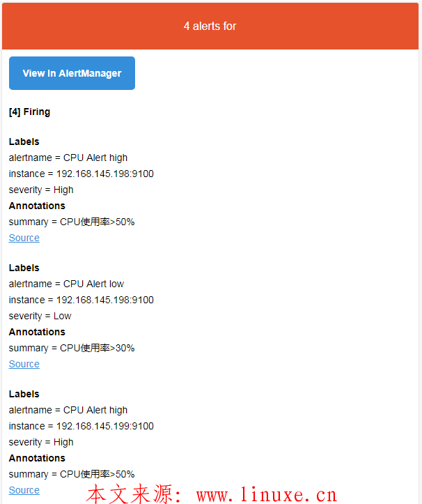 prometheus alertmanager webhook configuration tutorial - Programmer Sought
