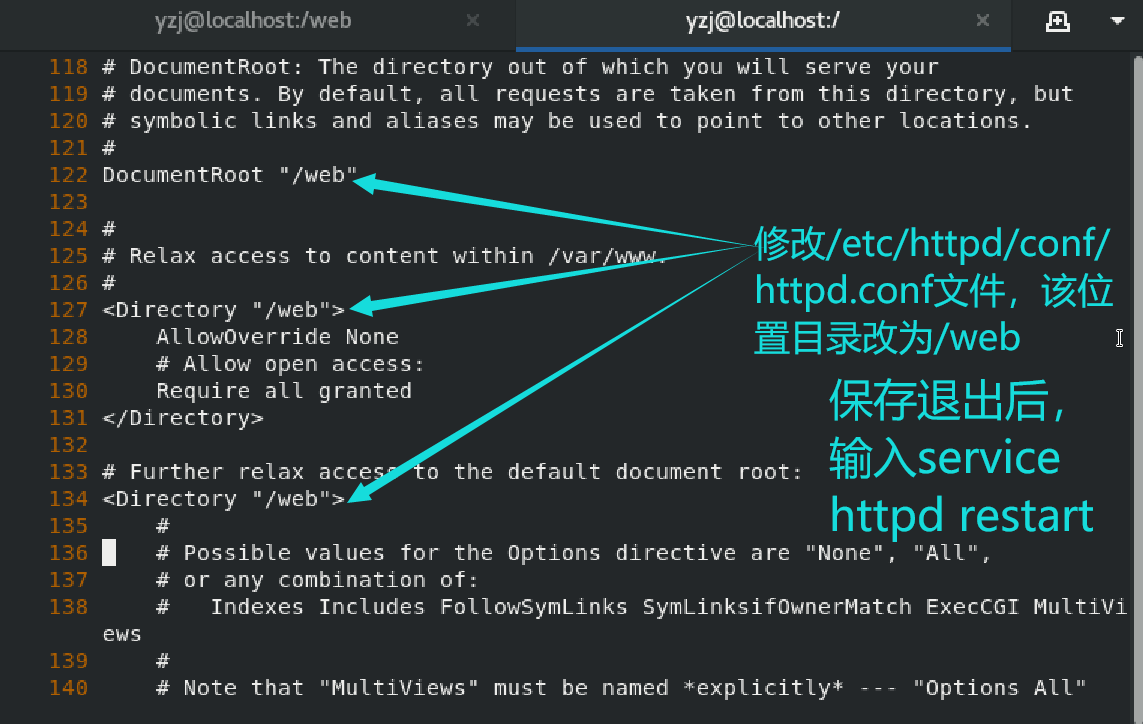 Linux实验四:centos8操作系统中搭建apache 服务器 Centos8配apache Csdn博客