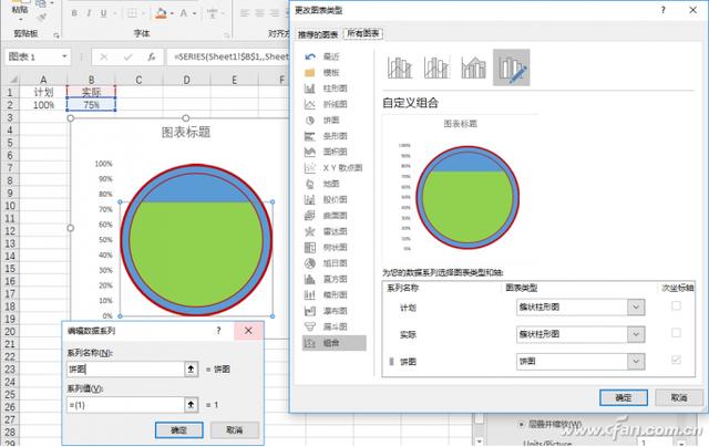 前端百分比进度条怎么做办公小技巧:圆形百分比图表怎么做 Csdn博客