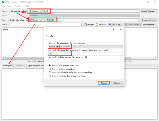Win10—YOLOv5实战+TensorRT部署+VS2019编译(小白教程~易懂易上手)---超详细_vs tensort yolo-CSDN博客