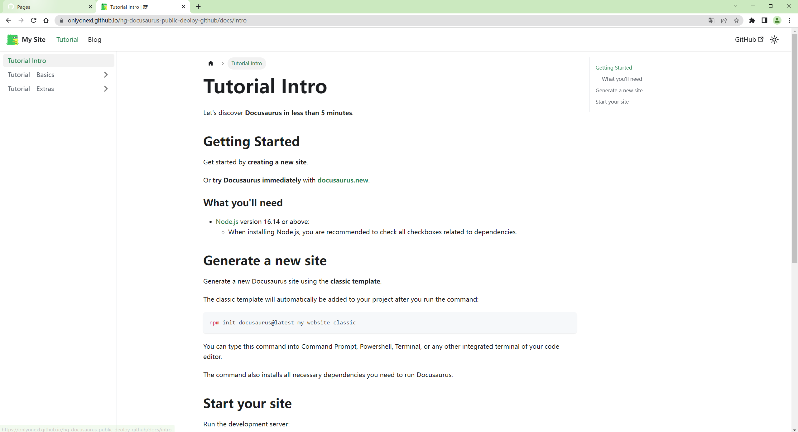 实战：构建以内容为核心的开源文档网站及博客(docusaurus)-2022.9.23(超详细)_开源doc搭建-CSDN博客