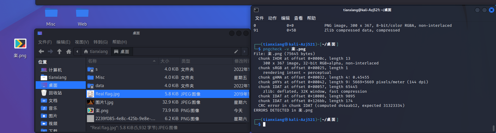 Misc 学习 - 隐写分析：PNG 图片隐写_misc flag.png zlib-CSDN博客