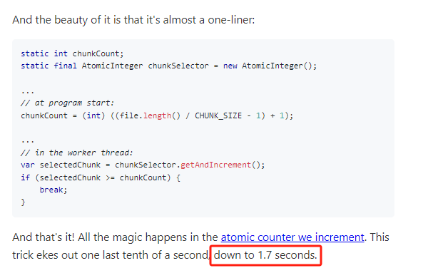 这波操作看麻了！十亿行数据，从71s到1.7s的优化之路。_1brc 挑战 java 处理 10 亿行文本的最快速度-CSDN博客