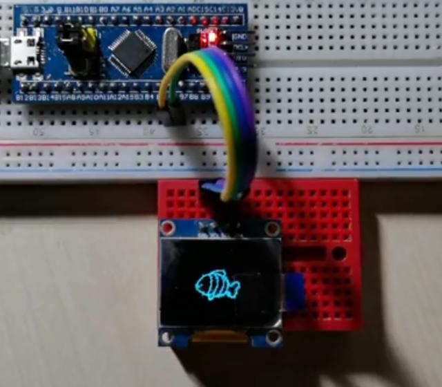 stm32单片机屏幕一直闪_STM32使用HAL库函数点亮OLED-CSDN博客