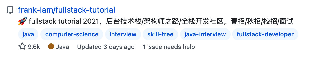 吐血整理，GitHub上所有热门的Java学习资料汇总/附赠高清思维导图_github上的java资源-CSDN博客