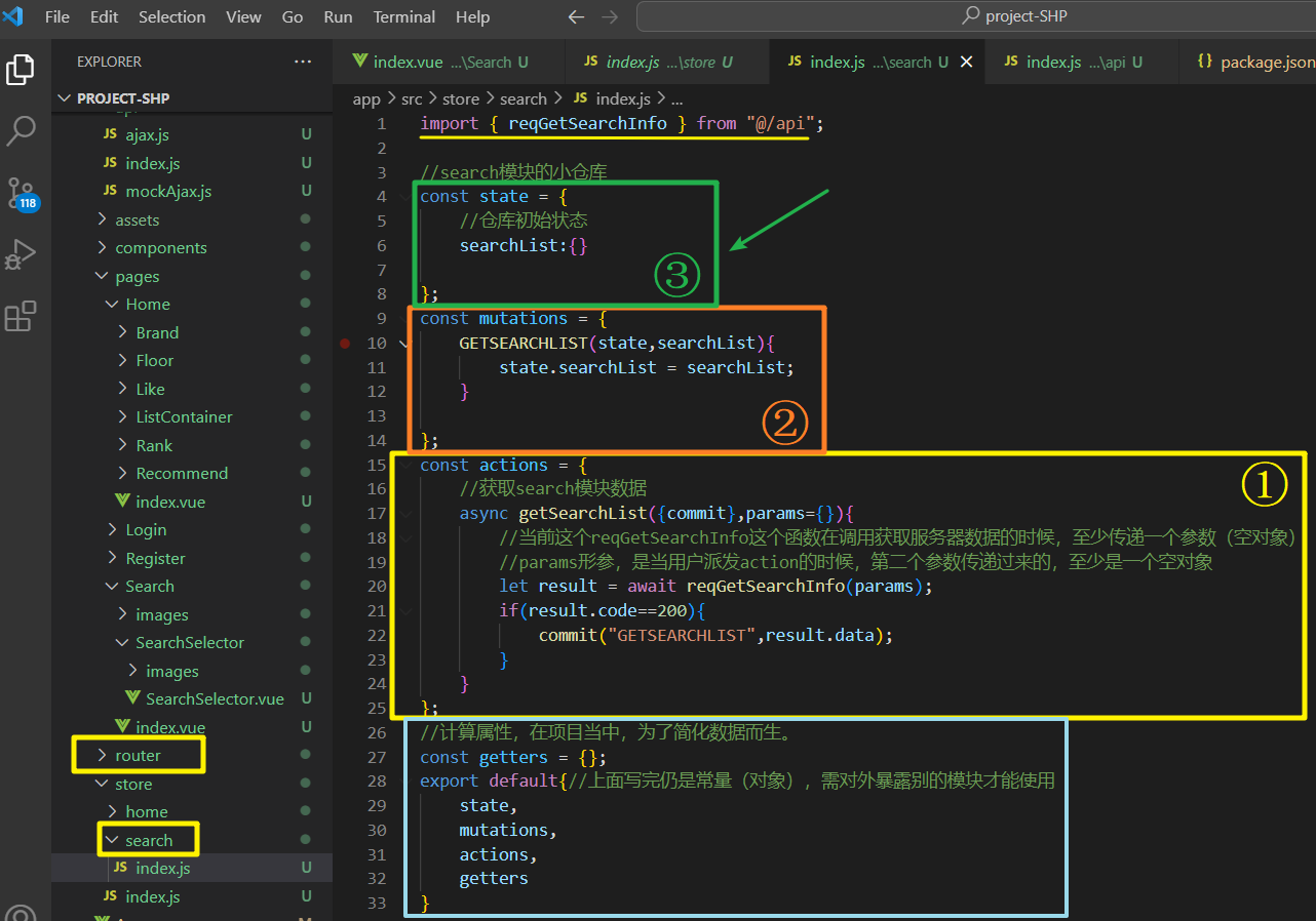 Vue2_尚品汇前端项目day05超详细笔记_尚硅谷_index' is defined but never used.eslint-plugin-vue-CSDN博客