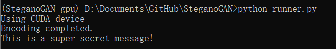 SteganoGAN项目运行流程-CSDN博客
