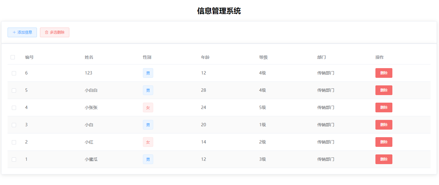 基于springbootvue增删查spring Bootvue3增删改查 Csdn博客