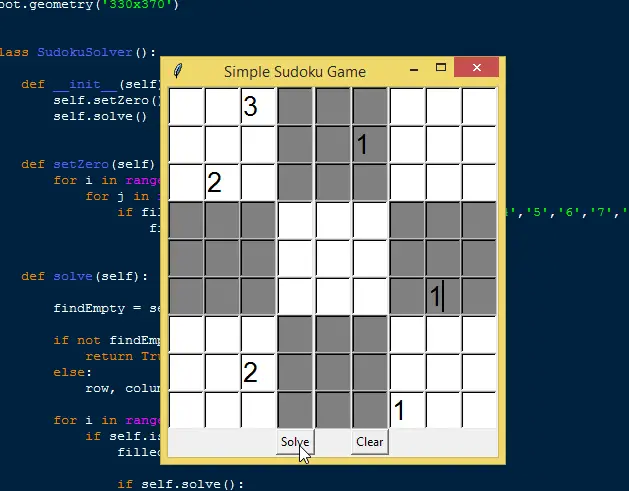 Python趣味编程 使用 Python 和源代码的简单数独游戏 编程类数独 Csdn博客