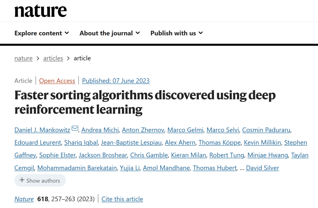 谷歌 Alpha 家族再添“猛将”：AlphaDev 重磅亮相，打破多年计算瓶颈，新排序算法提速 70%！...-CSDN博客