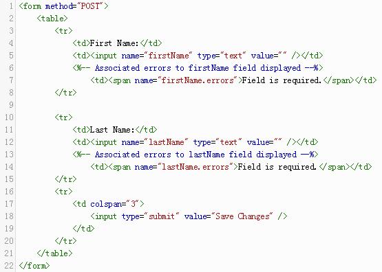 Form表单居中显示 Java程序员:spring Mvc Jsp表单标签示例 Csdn博客