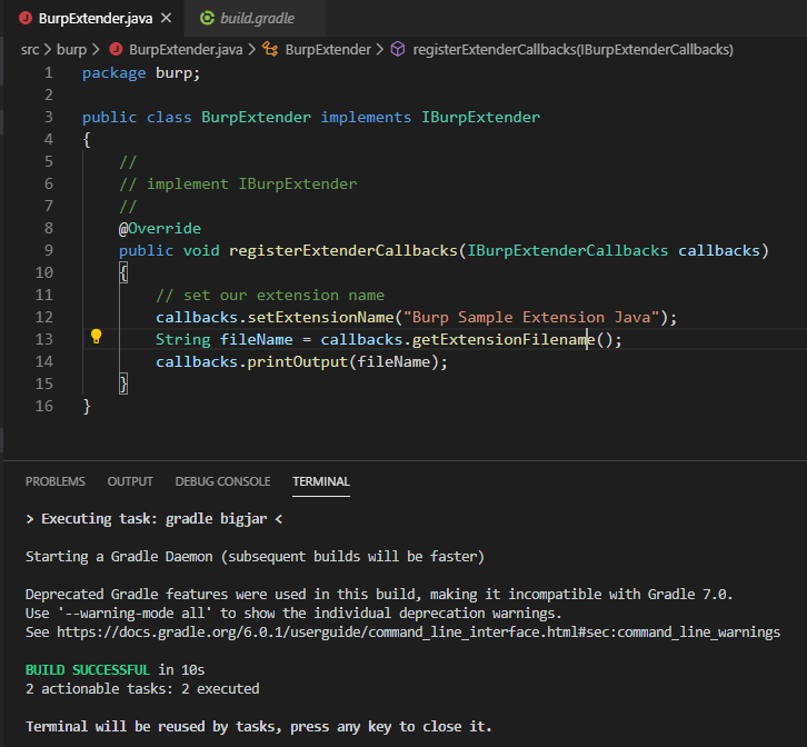 使用Visual Studio Code开发和调试Java Burp扩展_java: clean java language server workspace-CSDN博客